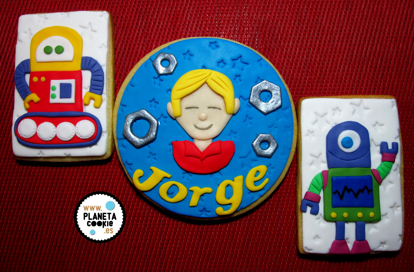 Galletas de robots (para una tarta) | Planeta Cookie